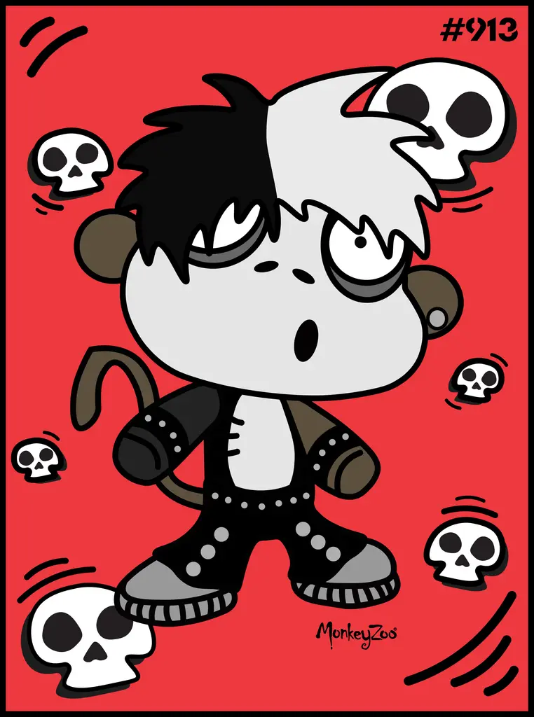 Emo Monkey #13 | MintGarden