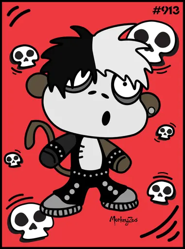Emo Monkey #13 | MintGarden