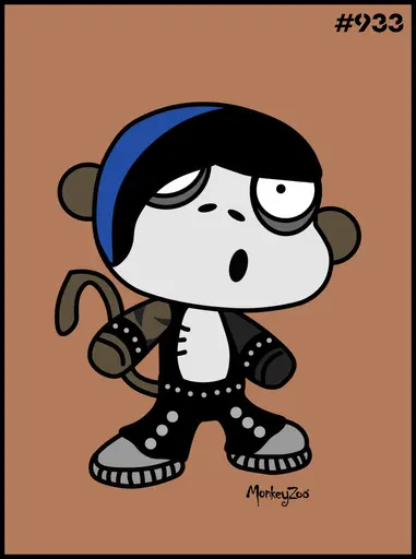 Emo Monkey #33 | MintGarden
