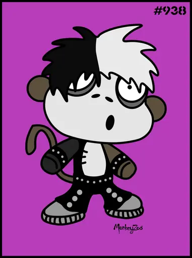 Emo Monkey #38 | MintGarden