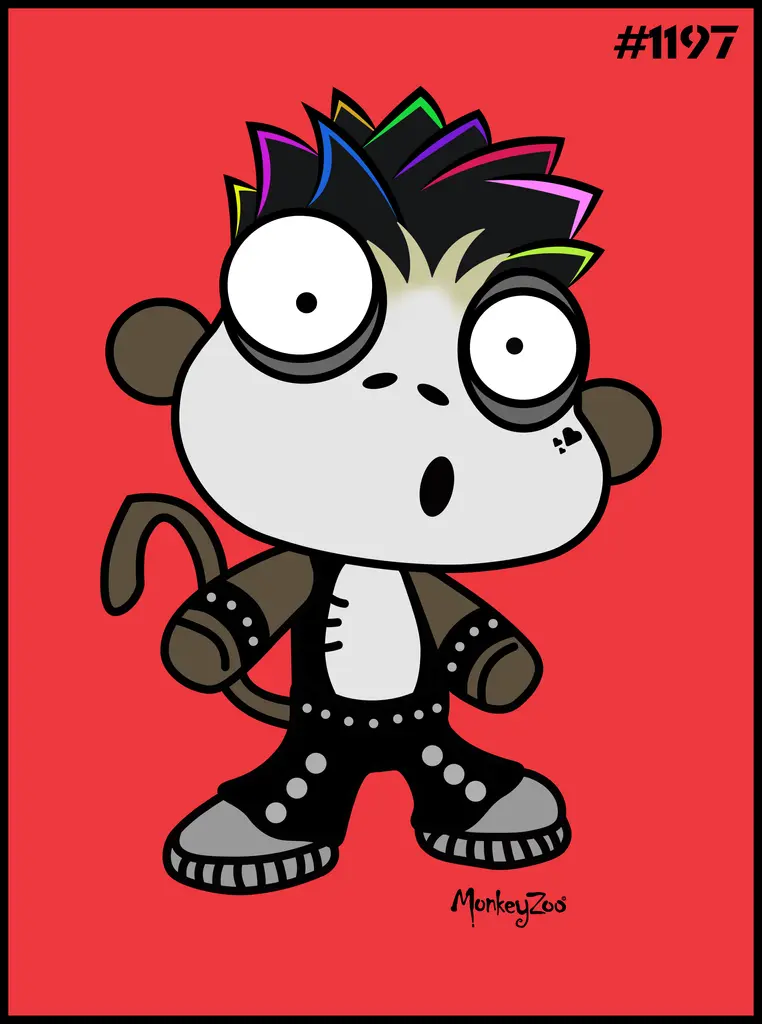 Emo Monkey #297 | MintGarden