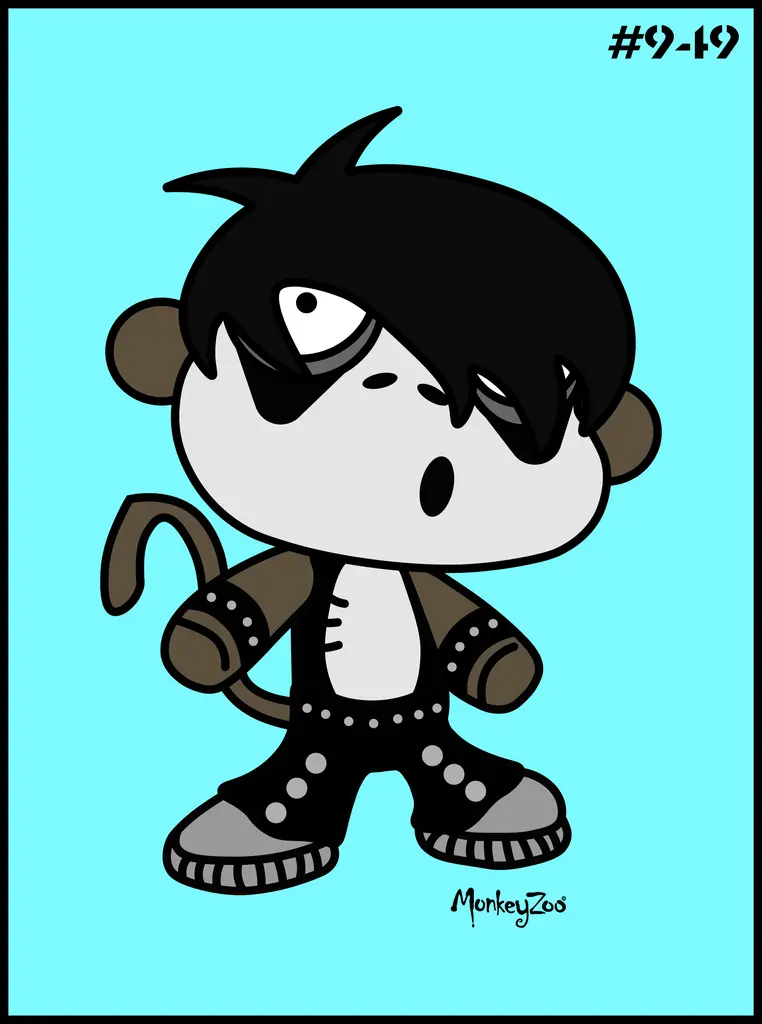 Emo Monkey #49 | MintGarden