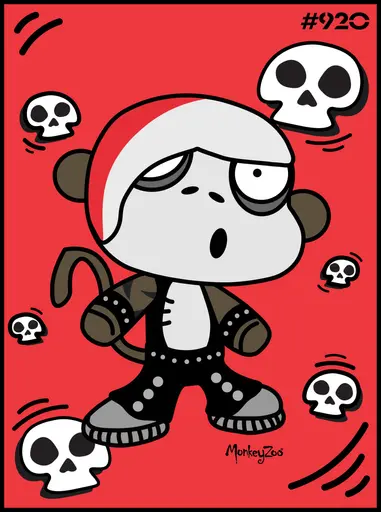 Emo Monkey #20 | MintGarden
