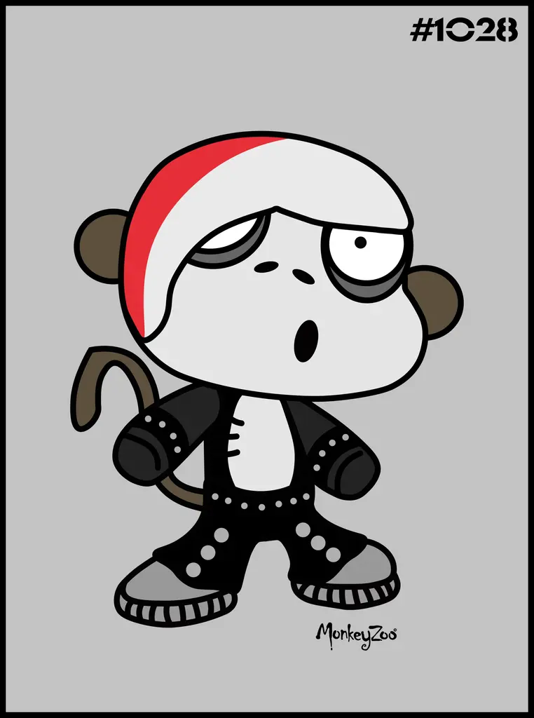 Emo Monkey #128 | MintGarden
