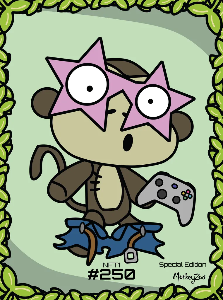 NFT1 special edition Monkeyzoo collection #250 | MintGarden