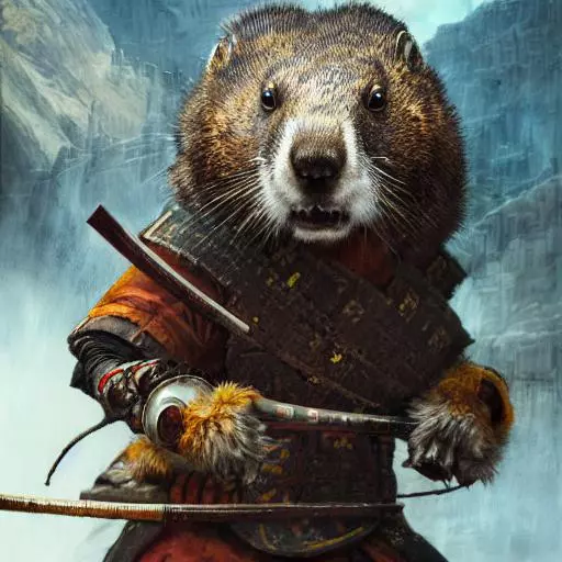 Marmot samurais #021 | MintGarden