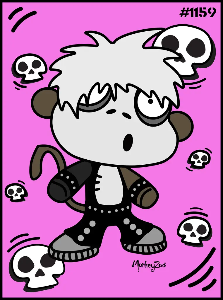 Emo Monkey #259 | MintGarden
