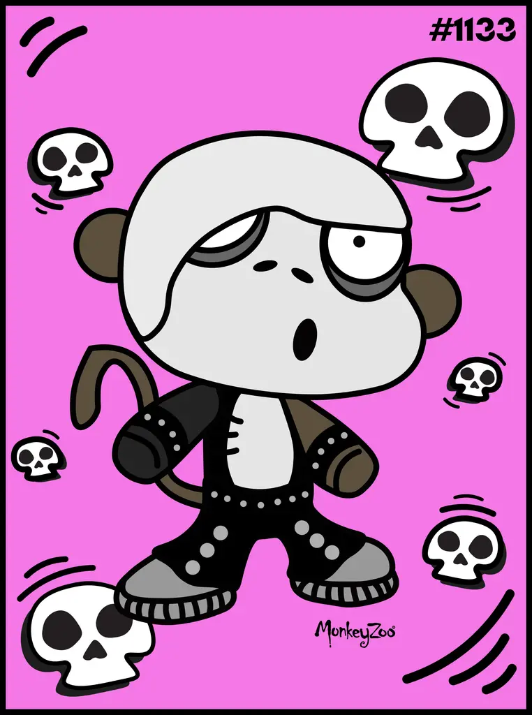 Emo Monkey #233 | MintGarden