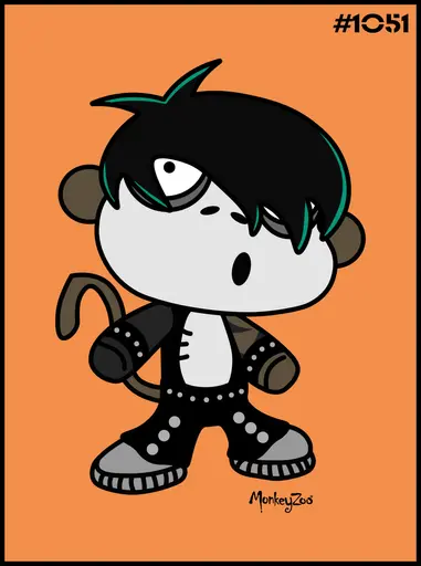 Emo Monkey #151 | MintGarden