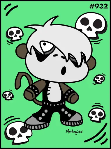 Emo Monkey #32 | MintGarden