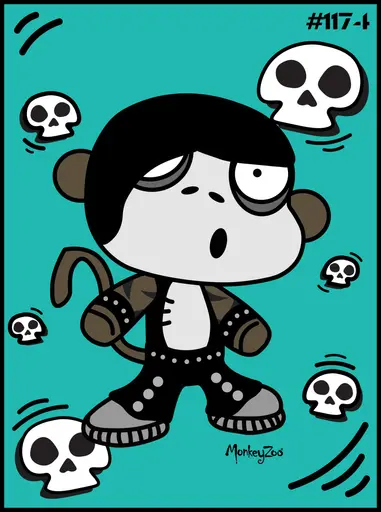 Emo Monkey #274 | MintGarden