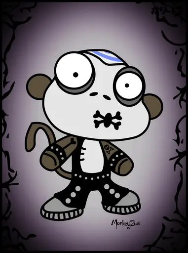 Emo Monkey #42 | MintGarden