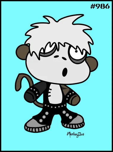 Emo Monkey #86 | MintGarden