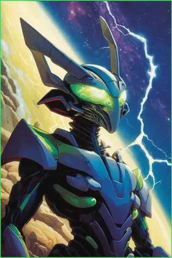 Offering "SpaceBugs #195 : Kaxen" for 0.2 XCH | MintGarden