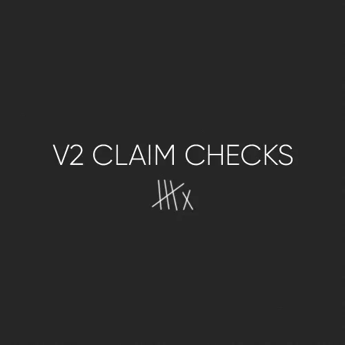 V2 CLAIM CHECKS - Collection | MintGarden