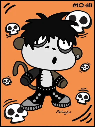 Emo Monkey #148 | MintGarden