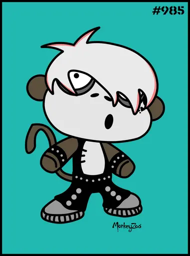 Emo Monkey #85 | MintGarden