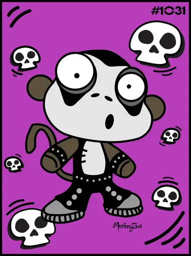 Emo Monkey #131 | MintGarden