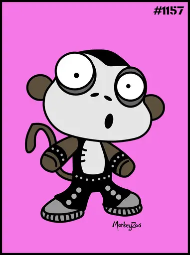 Emo Monkey #257 | MintGarden